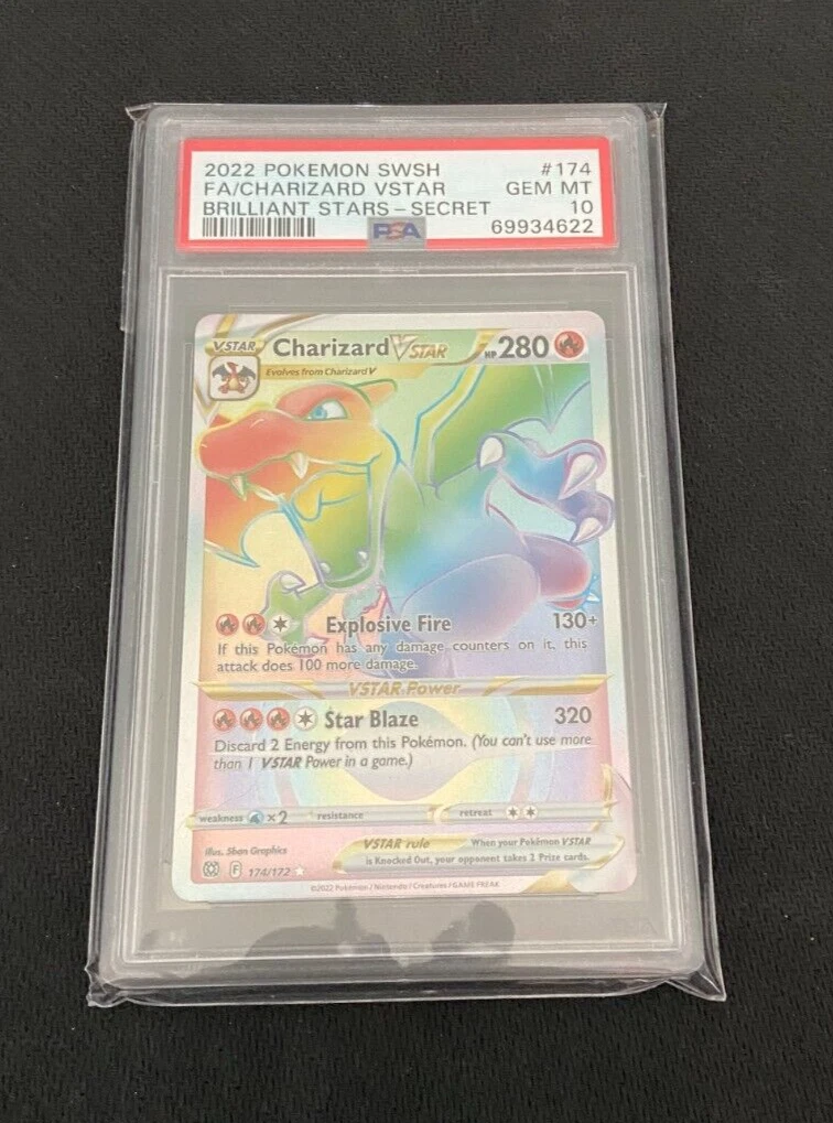 Charizard VSTAR 2022 Sword & Shield: Brilliant Stars #174/172 Holo ...