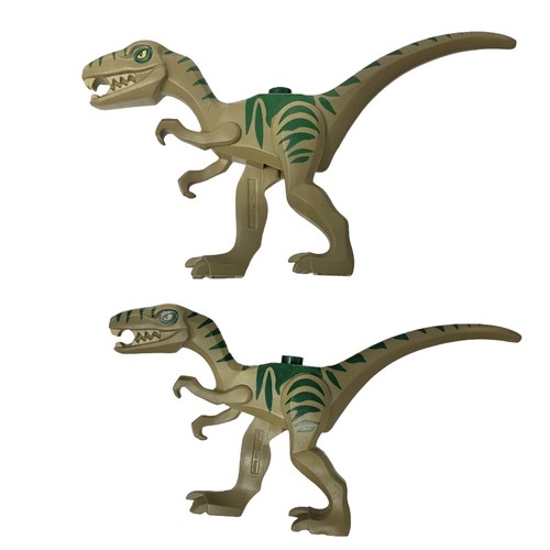 LEGO Lot of 2 Coelophysis Minifigures - Dinos Set #5882 Jurassic World ...