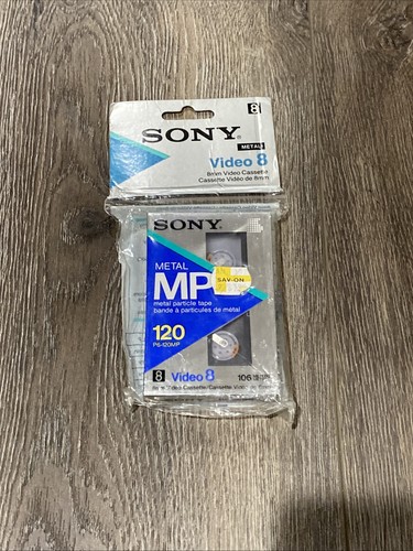 Sony Metal MP 120 8mm Video 8 Cassette Tape P6-120MP - Made in Japan ...