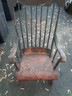 Antique Crocker Chair Company Windsor Rocker Sheboygan Wisconsin ...
