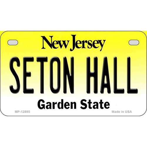 Seton Hall Novelty Metal Motorcycle Plate MP-12895 | eBay