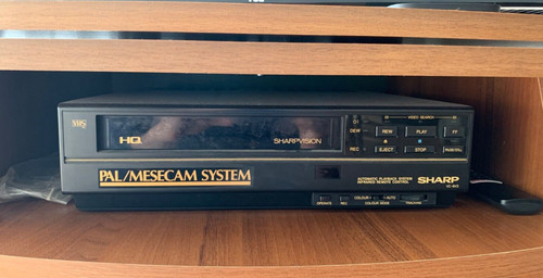 Sharp VHS Player HQ SHARPVISION PAL/MESECAM System | eBay
