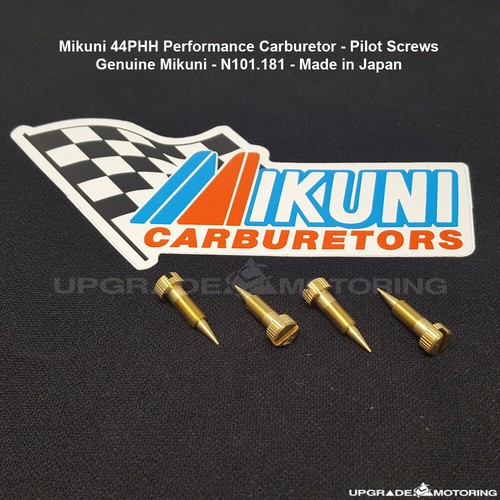 Mikuni 44PHH Perf Carb Pilot Screw N101.181 4pc Datsun 510 2000 620 ...