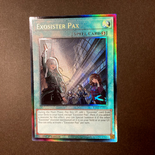 Exosister Pax, Ultimate Rare, RA02-EN066 Rarity Collection 2, Yugioh | eBay