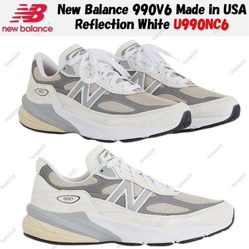 New Balance 990V6 Made in USA Reflection White U990NC6 Men's Size | eBay
