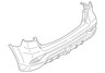 6410F201 New Bumper Cover Fascia Rear for Mitsubishi Outlander Sport ...