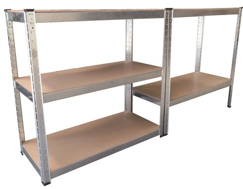 Hilka Work Bench Shelving Unit garage shed storage shelves boltless ...