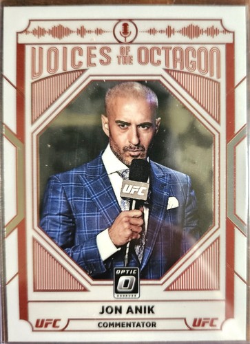 2022 Panini Donruss Optic UFC Jon Anik Voices Of The Octagon Base ...