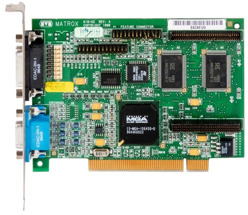MATROX MYSTIQUE MGA-1064SG 2MB MGA-MYST/2/GAT PCI for sale online | eBay