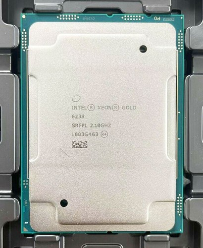 Intel Xeon Gold 6238 2.1GHz 22 core 14 nanometer LGA 3647 cpu processor ...