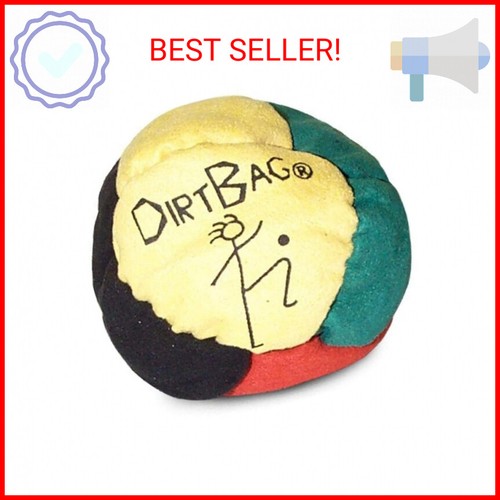 World Footbag Dirtbag Footbag 8-Panel Synthetic Suede and Sand Filled ...