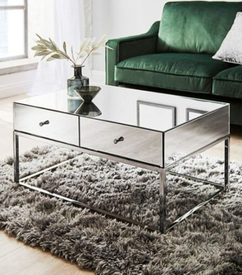 Mirrored Living Room Furniture in Side and End Tables for sale | eBay UK