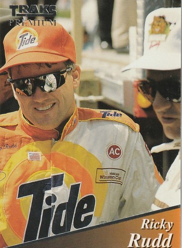 FREE SHIPPING-MINT-1994 Traks Premium Ricky Rudd #130 PLUS BONUS CARDS ...