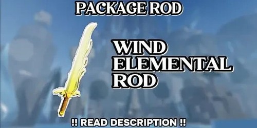 [FISCH] WIND ELEMENTAL ROD BUNDLE [Shiny KB Pufferfish + SB Whale Shark ...