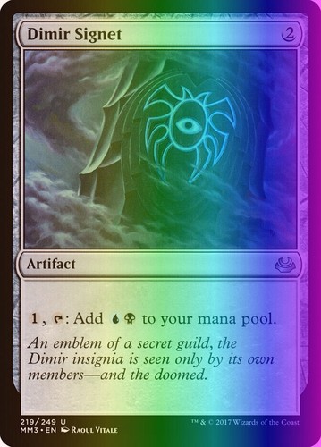 MTG Magic the Gathering Dimir Signet (219/270) Modern Masters 2017 LP ...