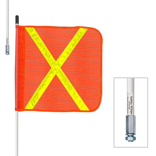 DRIVER IND. Warning Whip SafetyWhips 8 Foot Fixed Height Non-Lighted ...