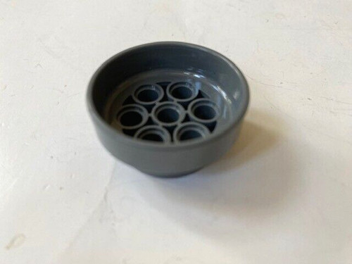 LEGO Parts: Technic 4x4 Round, 7 Axle Hole, Stackable Cylinder, Dark ...