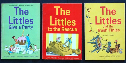 Vtg THE LITTLES GIVE A PARTY, TO THE RESCUE, TRASH TINIES. 1970's. John ...