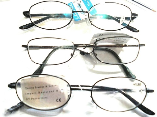 3 READING GLASSES Spring temples Variety styles readers Power +1.50 Men ...