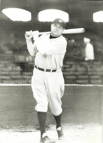 ~BABE RUTH Vintage 1970's Jim Rowe Postcard (Burke Image) The Bambino ...