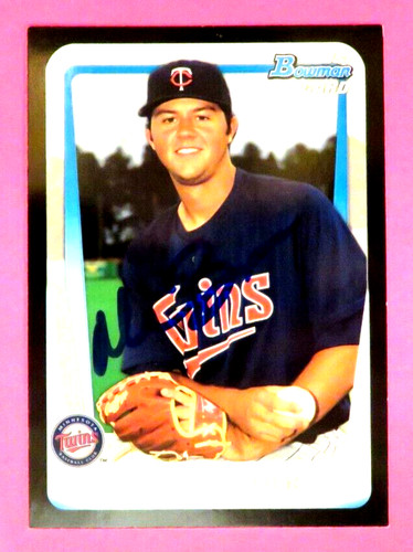 2011 Bowman 1st card, Minnesota Twins - MADISON BOER - autographed | eBay