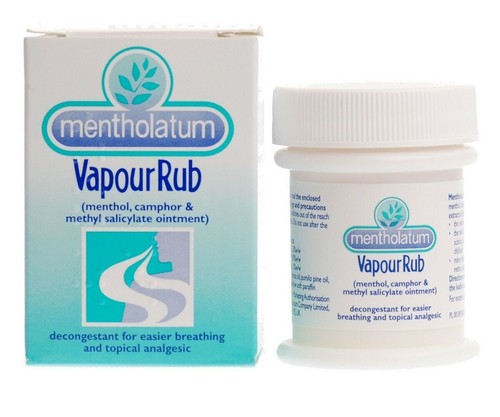 Mentholatum Vapour Rub Jar 30gx 1 Relief from congestion of nose ...