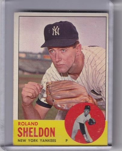1963 TOPPS #507 ROLAND SHELDON NEW YORK YANKEES 4242 | eBay