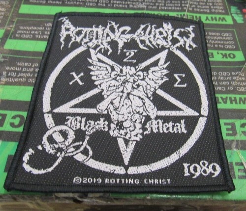ROTTING CHRIST PATCH NEW RARE COLLECTABLE WOVEN ENGLISH IMPORT | eBay