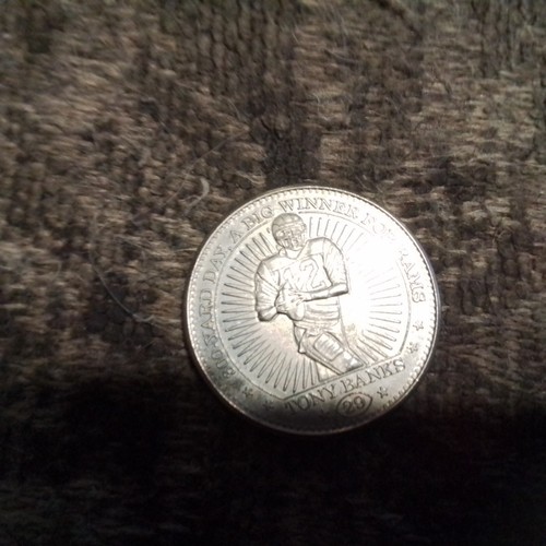 TONY BANKS RARE NICKEL/SILVER 1997 PINNACLE MINT COIN | eBay