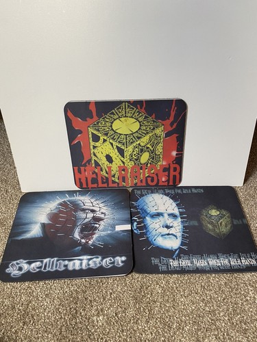 Hellraiser Vintage Film Poster Mouse Mat X3 Classic Horror Movie Mouse ...