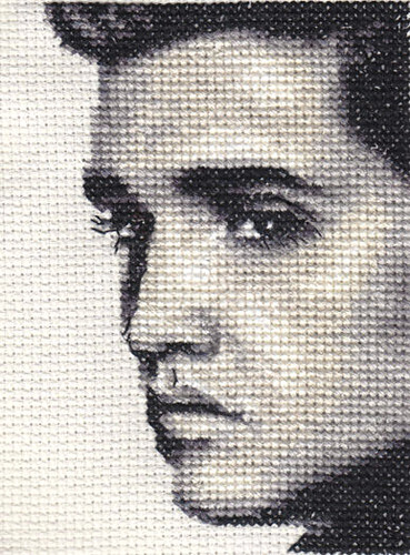ELVIS PRESLEY Full counted cross stitch kit Fido Stitch Studio | eBay UK