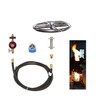 TB26K: DIY Fire Pit Kit: 26" Long Fire Table/ Trough Burner w Mounting ...