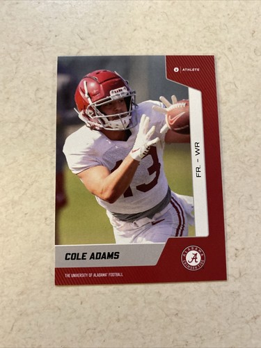 2023 ONIT Alabama Crimson Tide FOOTBALL card COLE ADAMS | eBay