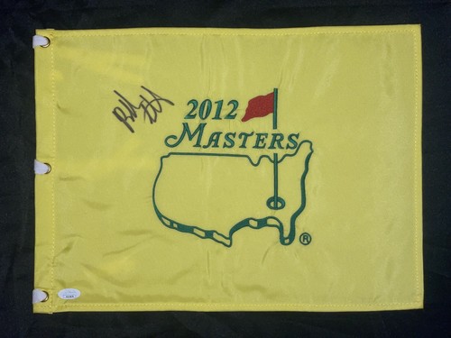 Bubba Watson Signed 2012 Masters Pin Flag JSA COA LIV Golf Tour ...