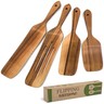 Calphalon 3pc Solid Wood Cooking Utensils Set Slotted Spoons Turner ...
