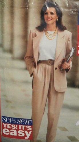Butterick See & Sew Sewing Pattern 6961 Woman's Jacket Pants 6 8 10 | eBay
