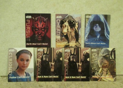 Lot of 7 Frito-Lay Star Wars Promotional Game Cards | eBay