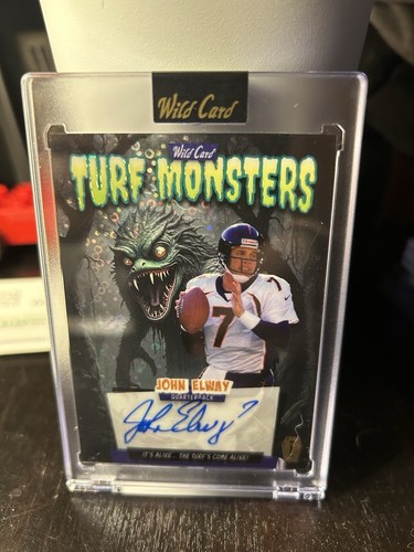 2025 Haunted Hits Turf Monsters 1/1 Sea Monster - John Elway Auto | eBay
