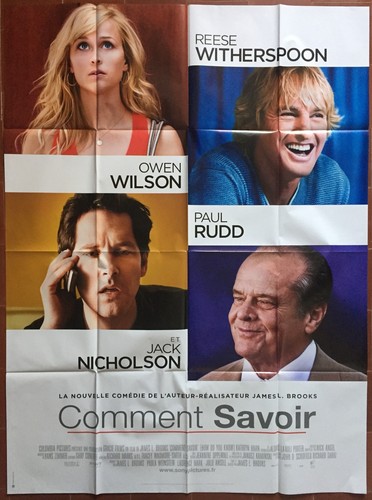 Poster How Do You Know Reese Witherspoon 120x160cm | eBay