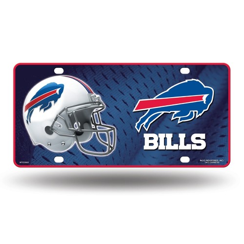 Buffalo Bills Metal License Plate, Licensed by Rico - Made In USA | eBay