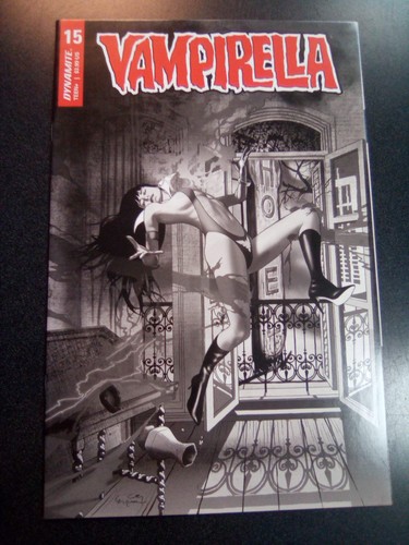 Vampirella #15 1:20 Gunduz B&W Variant Comic Book First Print | eBay