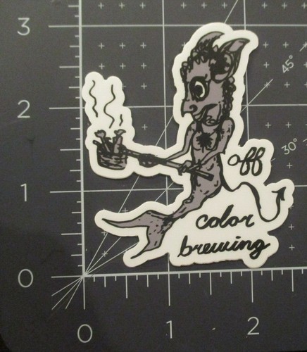 OFF COLOR BREWING Illinois Chicago merman STICKER decal craft beer ...