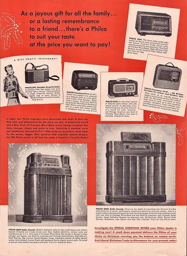 1940 Philco Radio ~ A Joyous Christmas Gift ~ VINTAGE PRINT AD | eBay