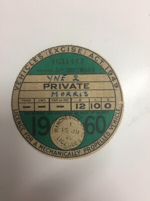 Original Tax Disc for sale | eBay