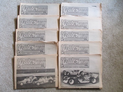 VINTAGE 1978/1979 GATER RACING NEWS LOT OF 10 | eBay