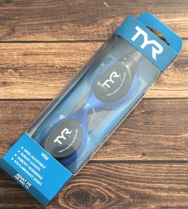 Buy TYR Smoke Blue VESI Adult Fit Swim Goggles Swimming Speed ...