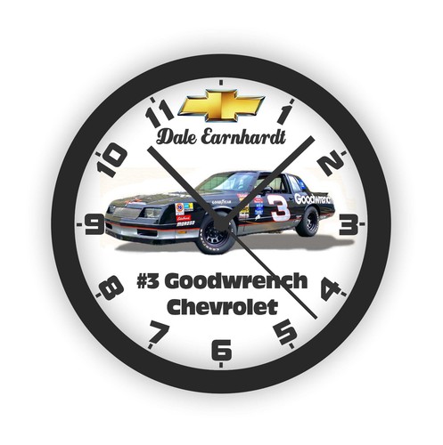 Goodwrench Chevrolet #3 Dale Earnhardt Monte Carlo Wall Clock | eBay