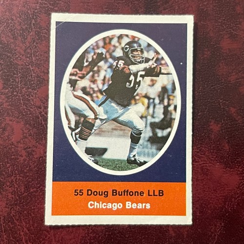 1972 Sunoco NFL Action Set DOUG BUFFONE Stamp CHICAGO BEARS | eBay