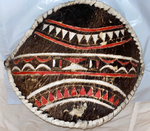 Authentic 18” Handmade Hide African Maasai Warrior Shield Masai Mara ...