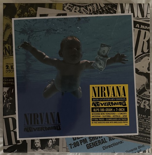 Nirvana - 30th Anniversary Edition Nevermind - 8 LP's + 7" plus 40 page ...